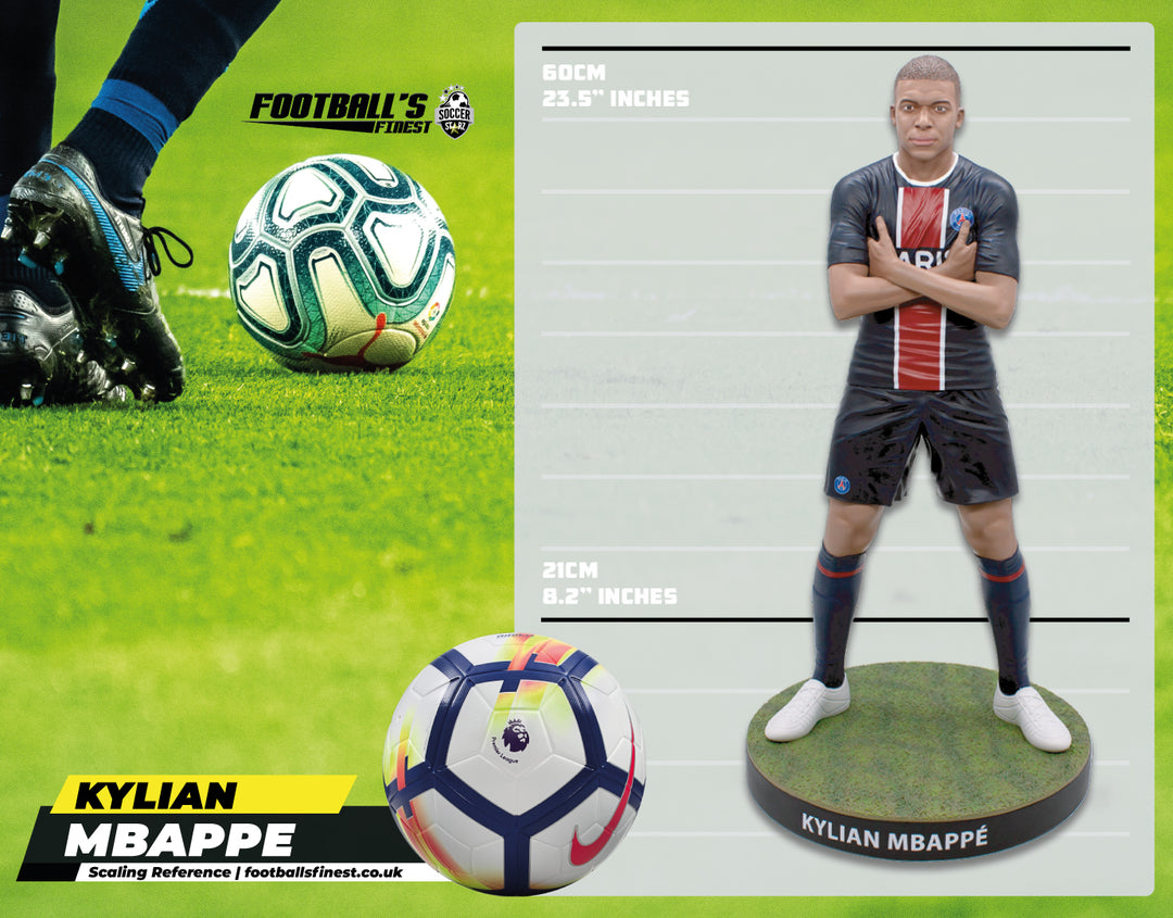 Kylian Mbappe - Official PSG - Football's Finest 60cm Resin Statue ...