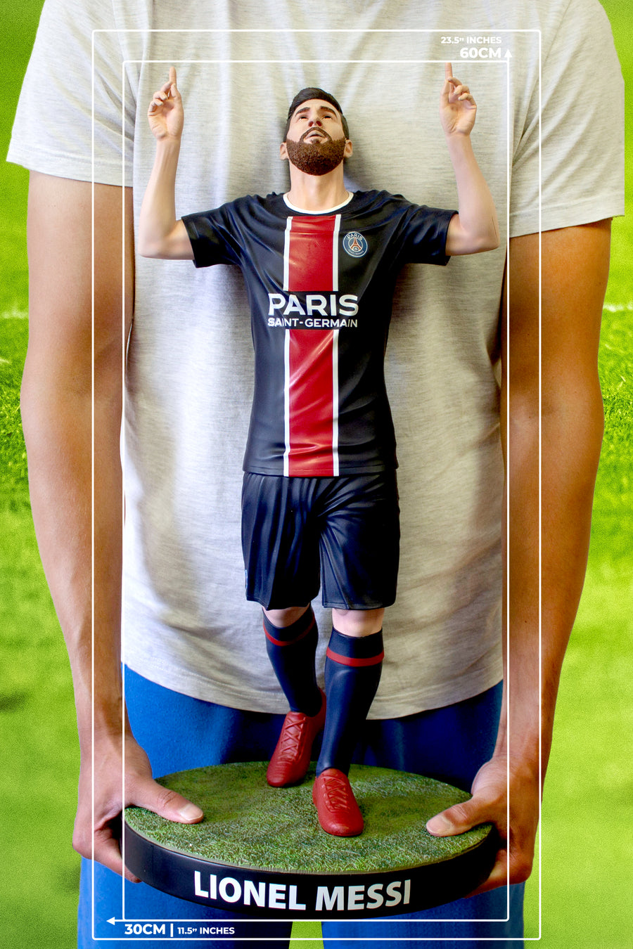 Lionel Messi - Official PSG - Football's Finest 60cm Resin Statue ...